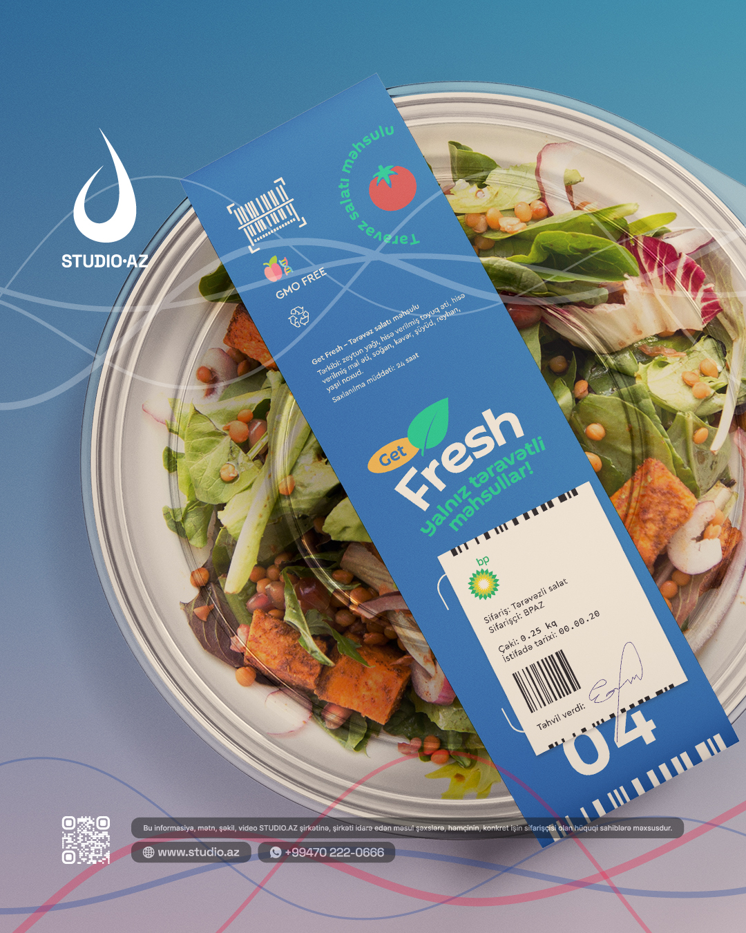 Get Fresh - Qrafik dizayn hazırlanması • STUDIO.AZ