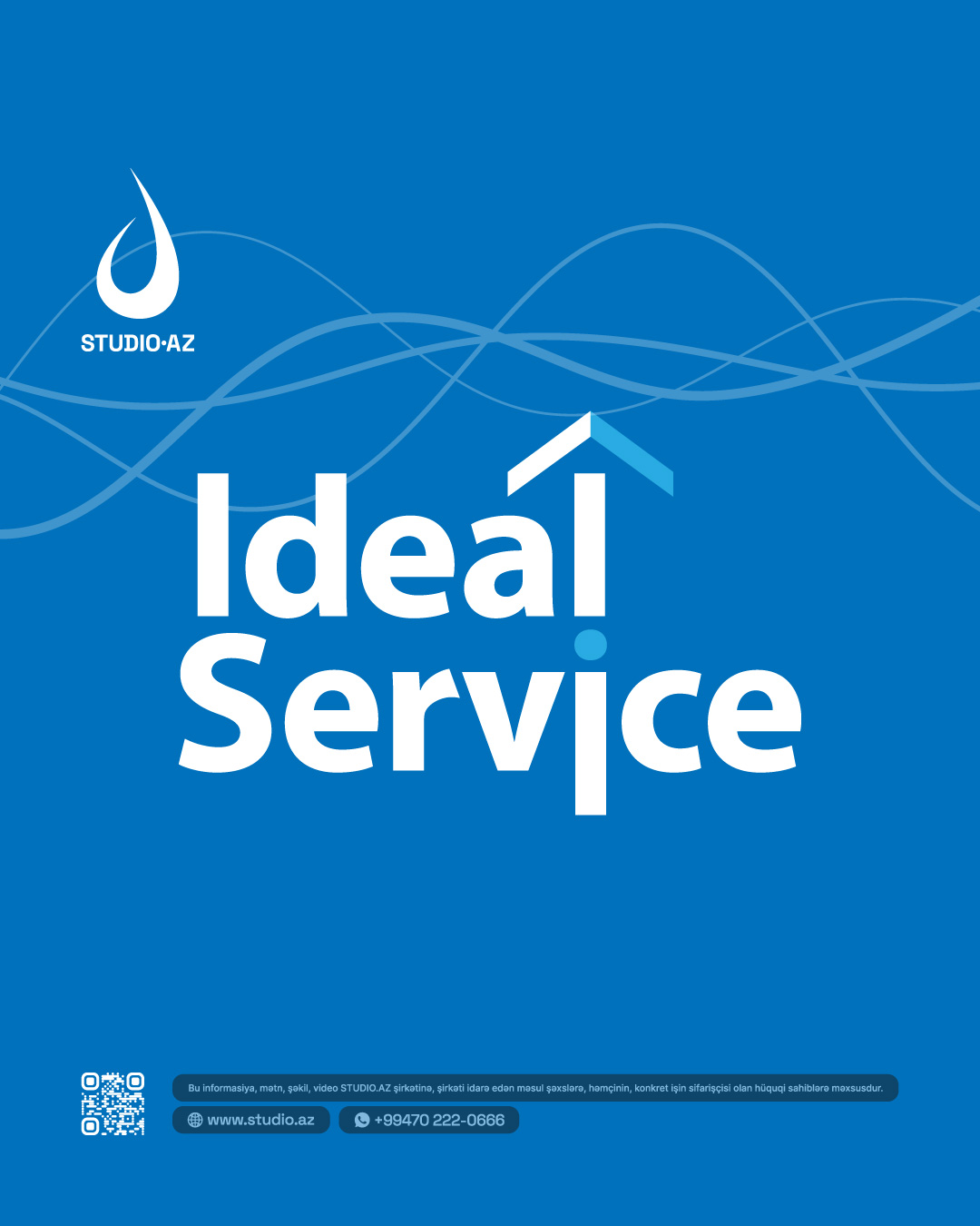 Ideal Service - Vizual kimlik (Brendinq) hazırlanması • STUDIO.AZ