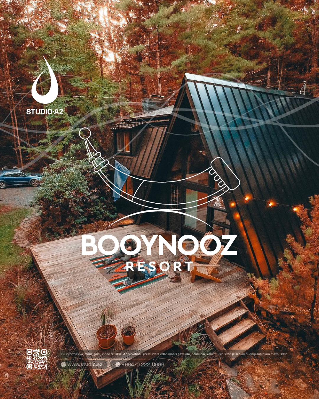 Booynooz Resort - Vizual kimlik (Brendinq) hazırlanması • STUDIO.AZ