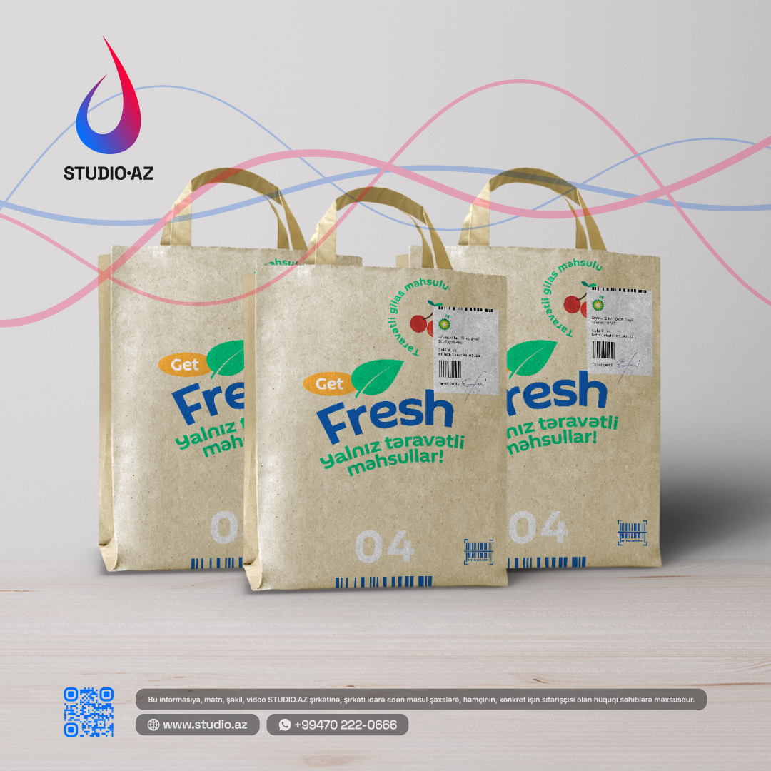 Get Fresh - Qrafik dizayn hazırlanması • STUDIO.AZ