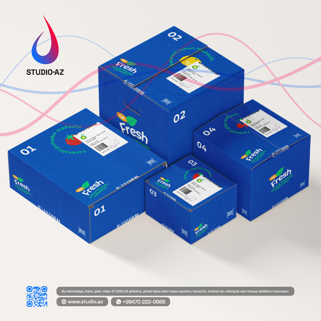 Get Fresh | Qrafik dizayn hazırlanması • STUDIO.AZ