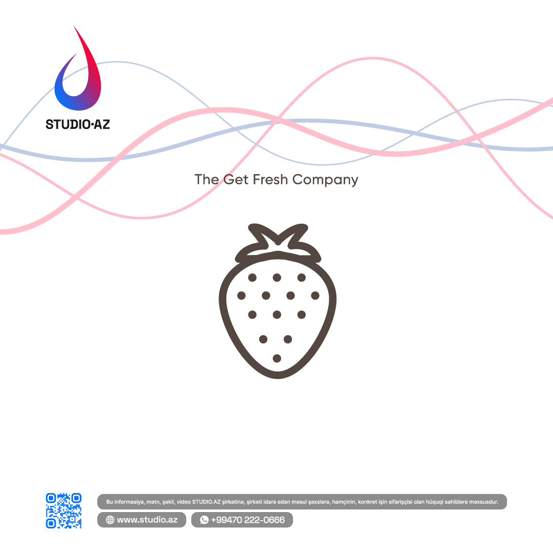Get Fresh - Vizual kimlik (Brendinq) hazırlanması • STUDIO.AZ