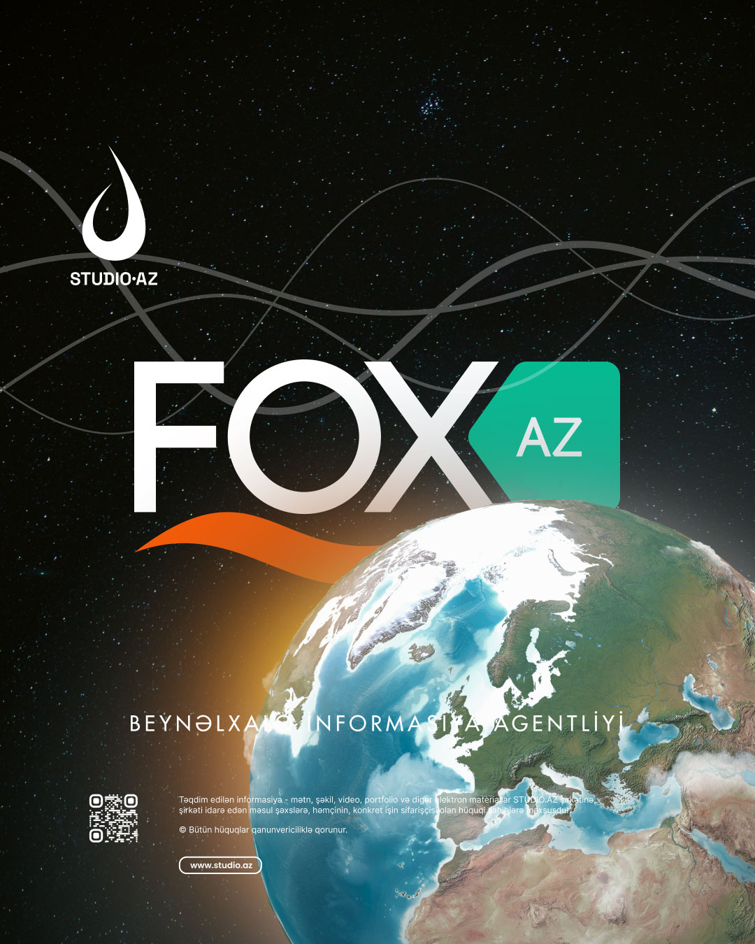 FOX.AZ - Vizual kimlik (Brendinq) hazırlanması • STUDIO.AZ