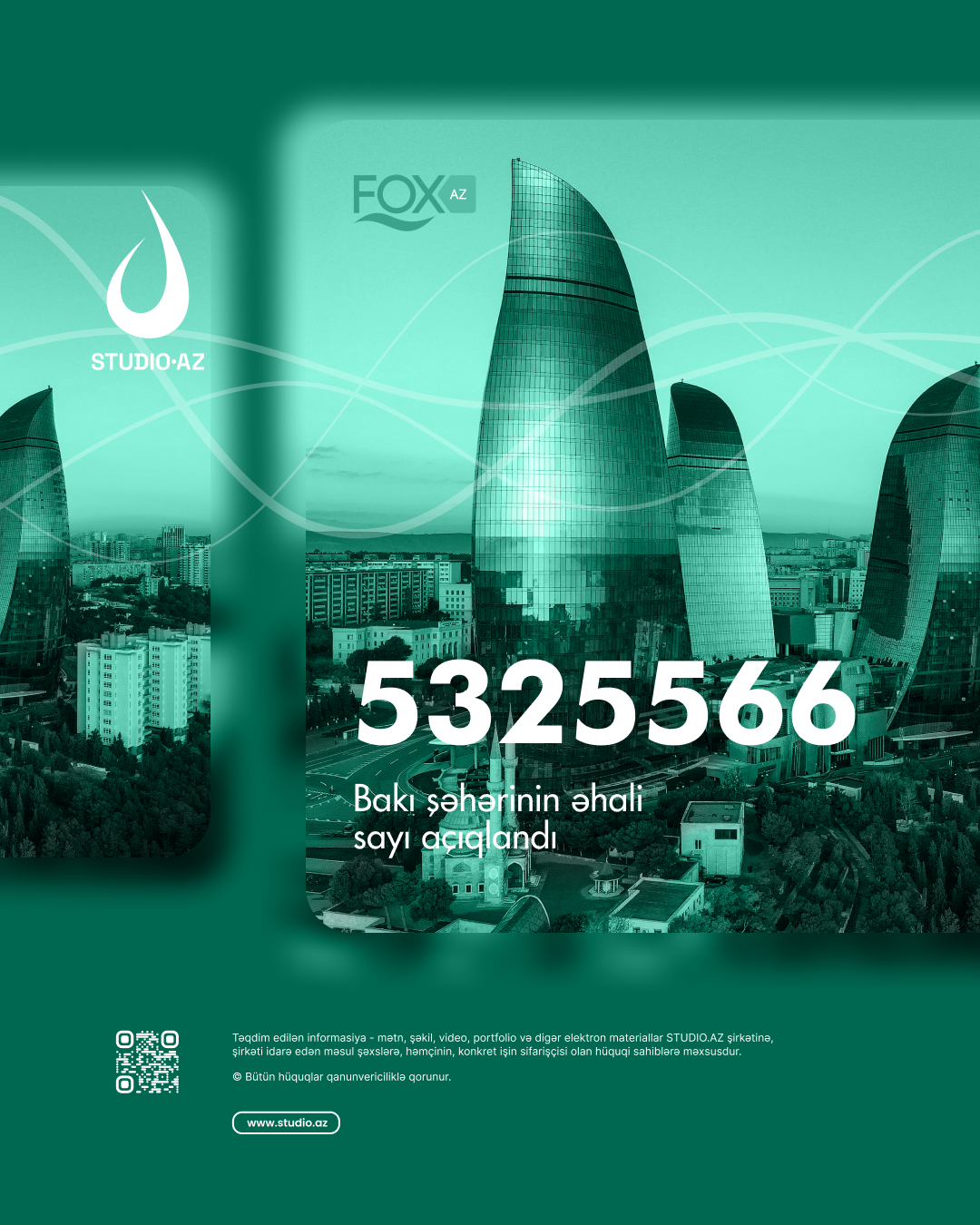 FOX.AZ - Vizual kimlik (Brendinq) hazırlanması • STUDIO.AZ