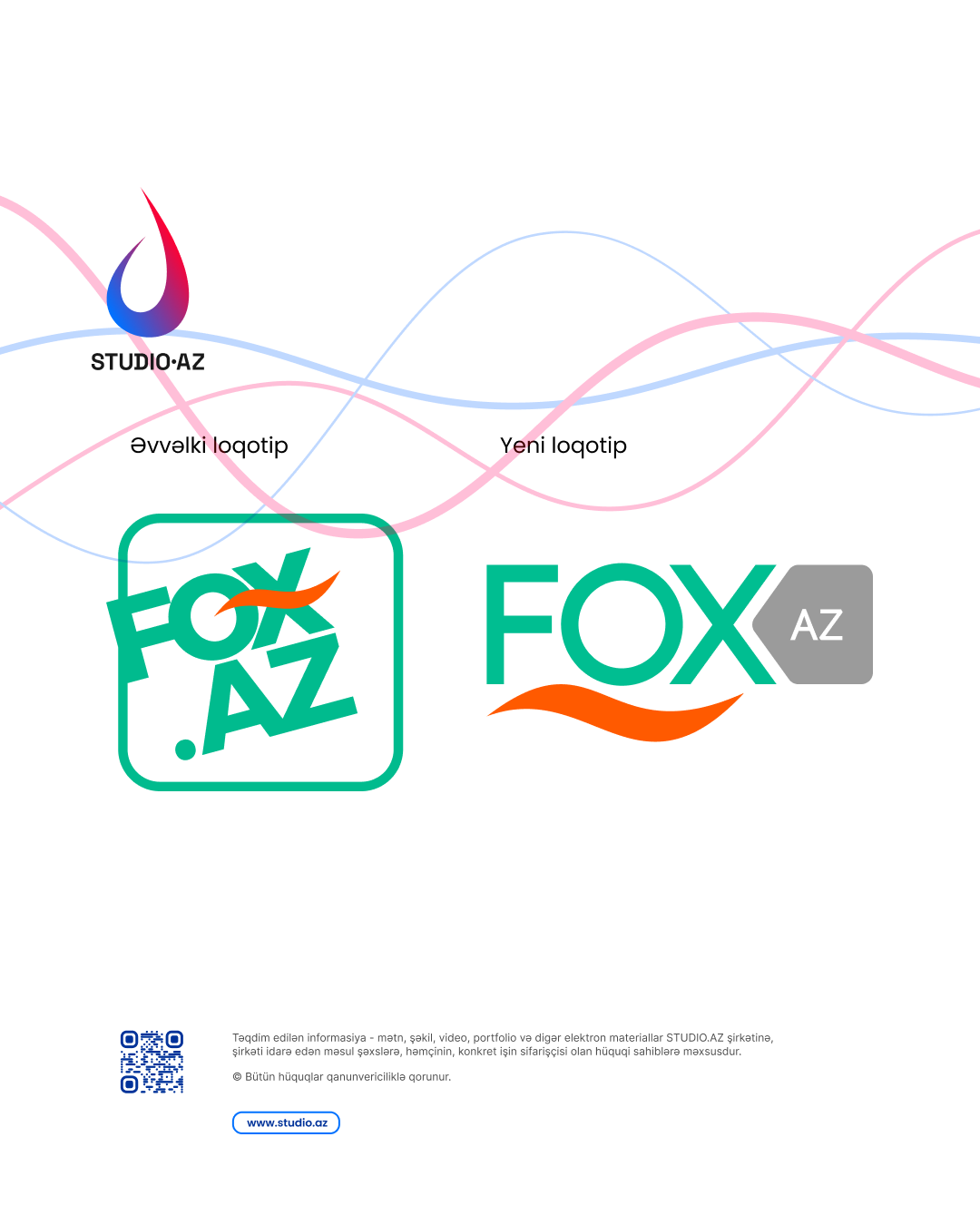 FOX.AZ - Vizual kimlik (Brendinq) hazırlanması • STUDIO.AZ