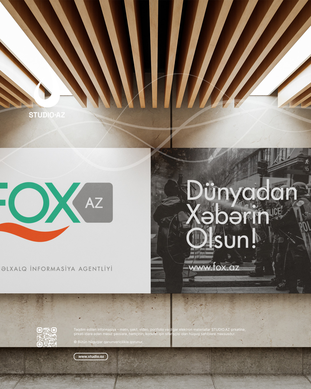 FOX.AZ - Vizual kimlik (Brendinq) hazırlanması • STUDIO.AZ
