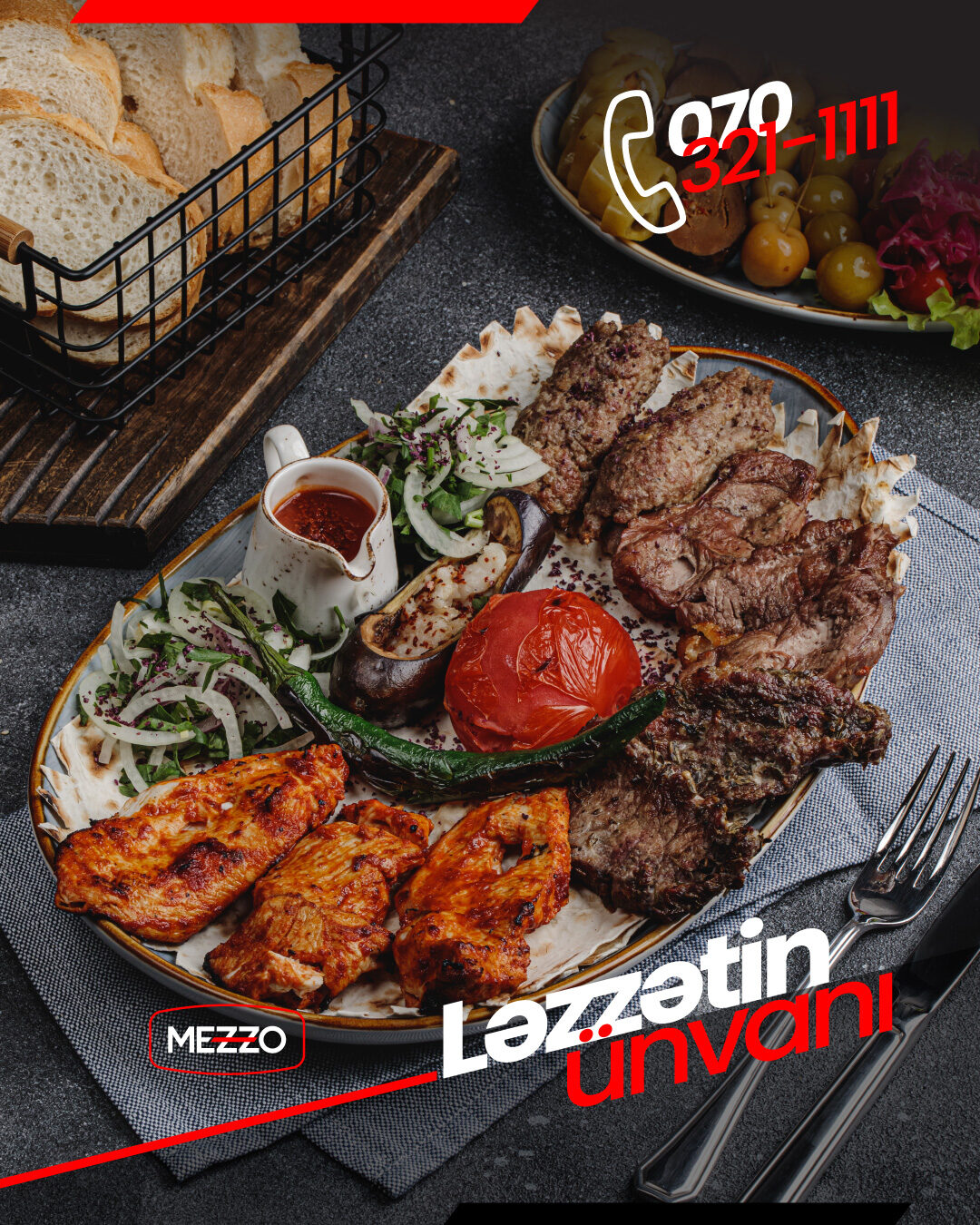 Mezzo Restaurant and Music Hall - Sosial Media Kampaniyası • STUDIO.AZ