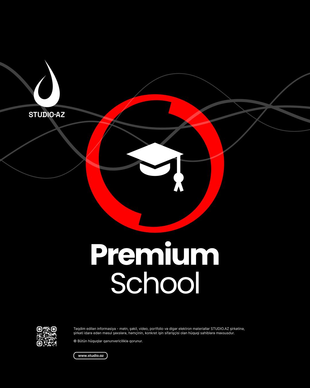 Premium School - Vizual kimlik (Brendinq) hazırlanması • STUDIO.AZ