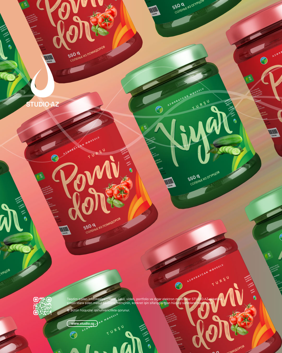 Tarlam - Etiket, Qrafik dizayn hazırlanması • STUDIO.AZ