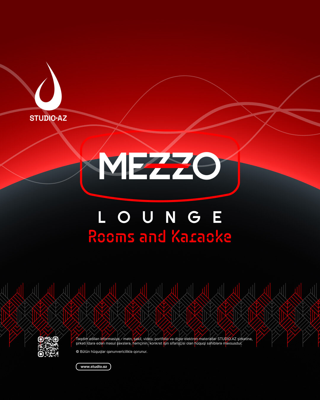 Mezzo Lounge - Vizual kimlik (Brendinq) hazırlanması • STUDIO.AZ