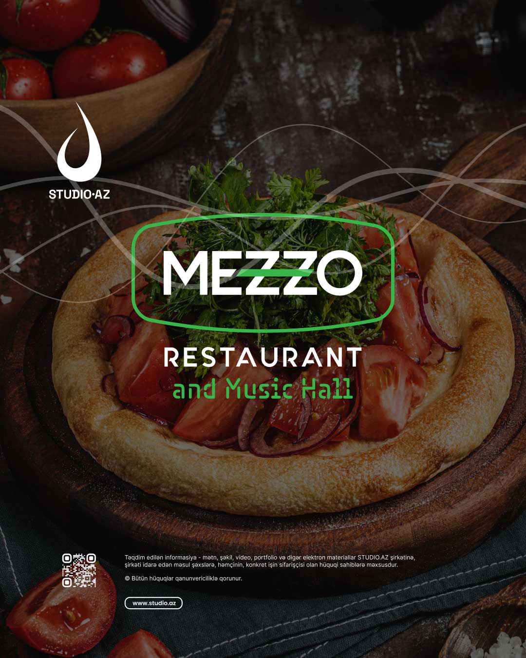 Mezzo Lounge - Vizual kimlik (Brendinq) hazırlanması • STUDIO.AZ